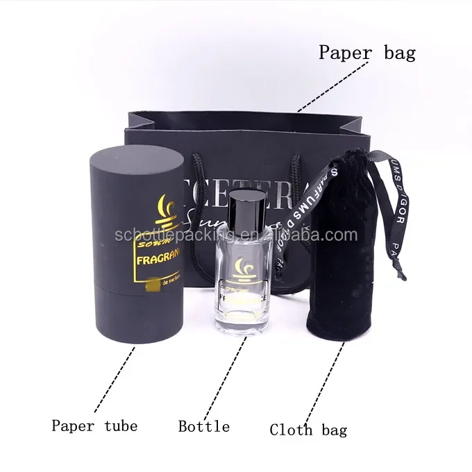 Wholesale Luxury Perfume Bottle With Box Packaging Empty Refillable ...