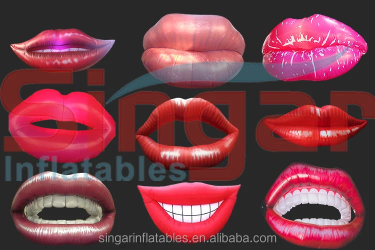 Giant Inflatable Mouth Lip Model Decoration - Custom Design