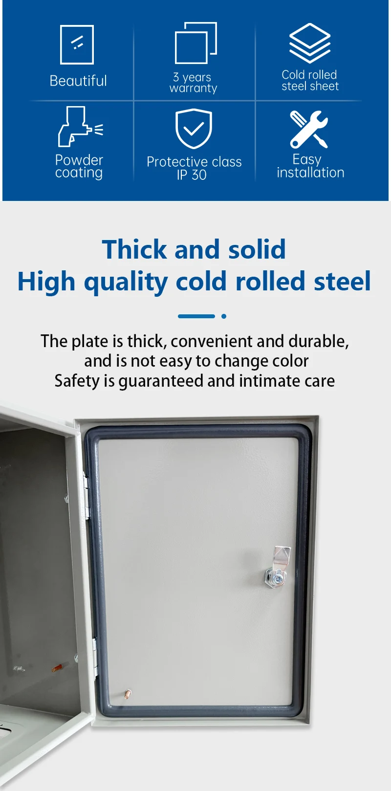 Electrical Metal Panel Box - IP65 Waterproof Distribution