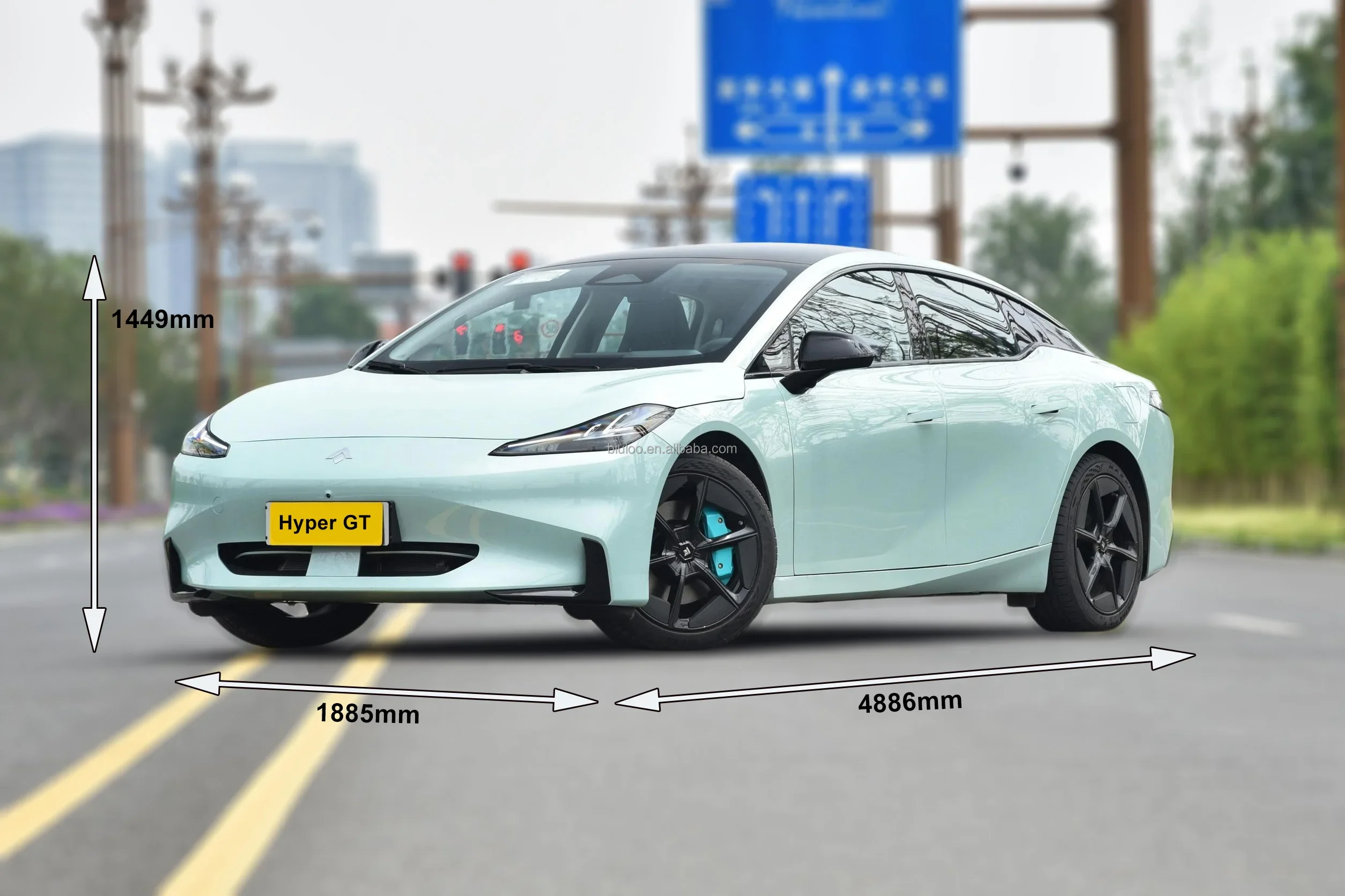 Hot Sale Aion Hyper Gt 2023 560km 600km 710km Range High Speed Rwd Electric Sports Car Ev Car ...