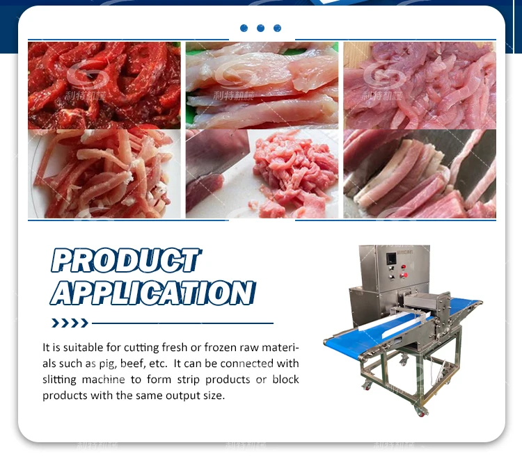 Fresh Chicken Breast Cube Dicer Machine Frozen Meat Cutting Machine ...