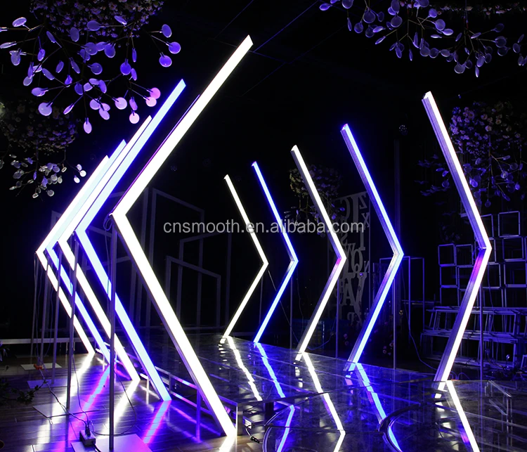 2024 New Design Led Wedding Backdrop Square Picture Photo Frame Arch ...