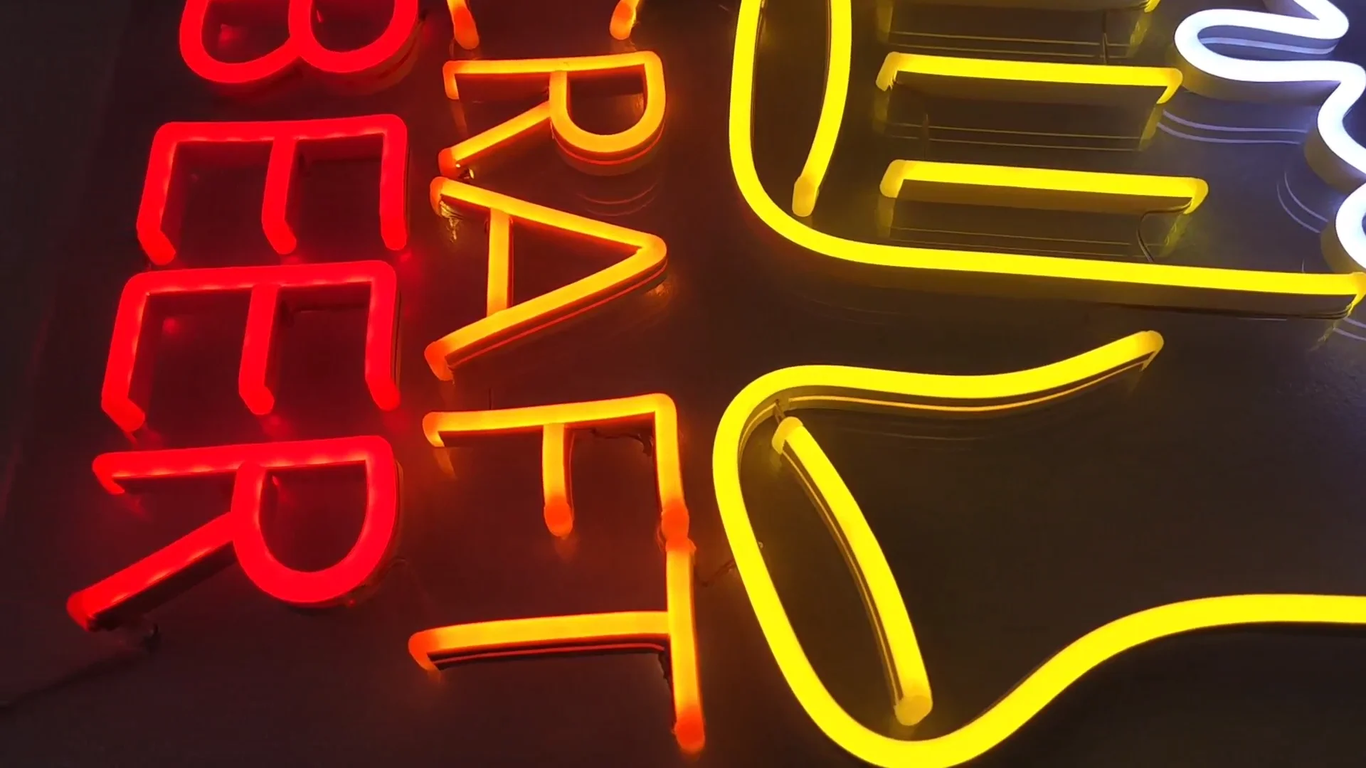 Wholesale Words Signage Wedding Party Logo Wall Decoration Letter Lamp ...