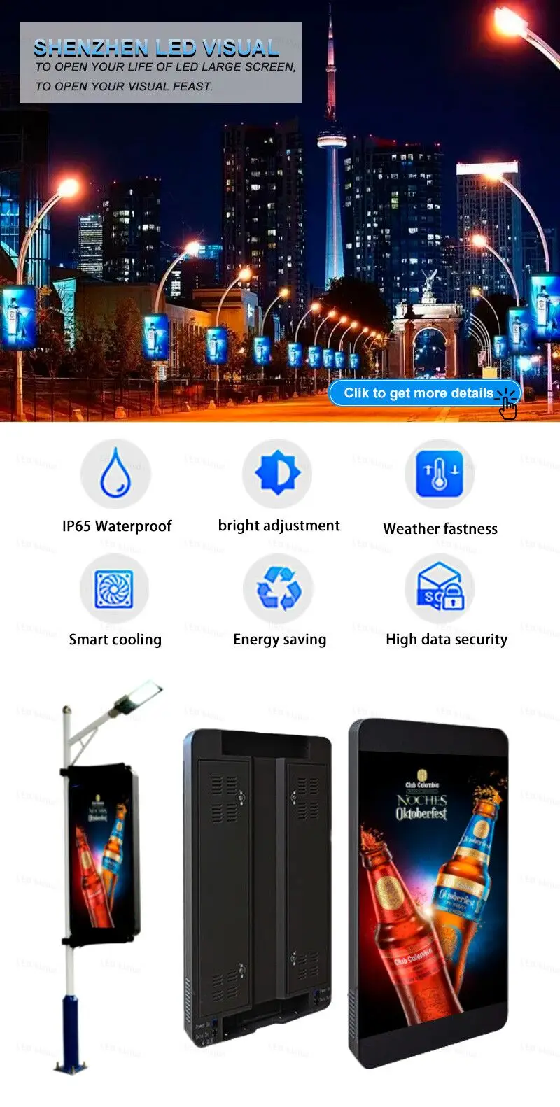 Waterproof LED Display Screen Panels - P5mm Outdoor Solutions