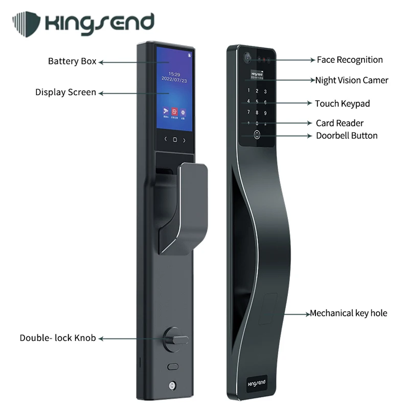 Palm Vein 3D Facial Recognition Visual Wifi Camera Home Smart Digital ...