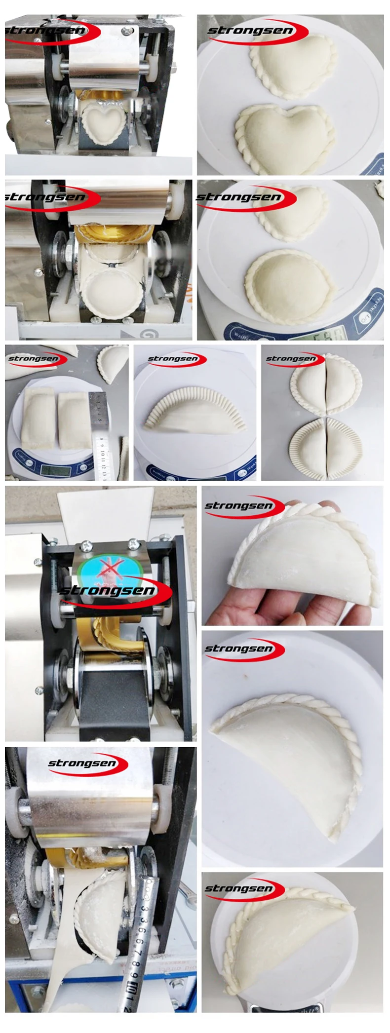 Usa Empanada Machine Automatic Make Samosa Folding Empanadas Big Patty ...