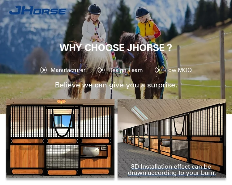 Horse Stable Panels - Durable Hinge Large Equine Products