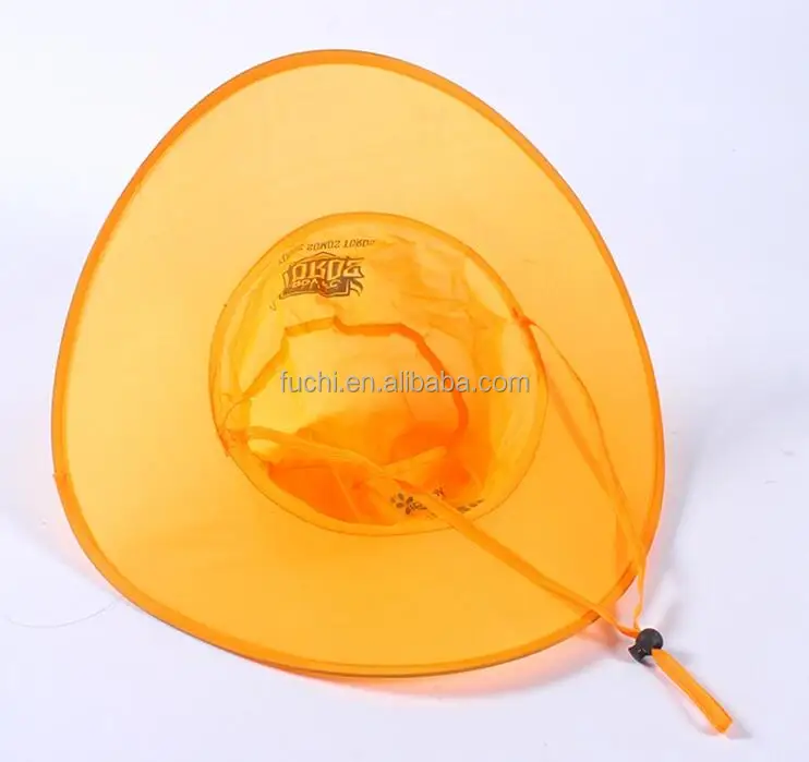 Custom Polyester Folding Cowboy Hat with Pouch Pop-up Cap