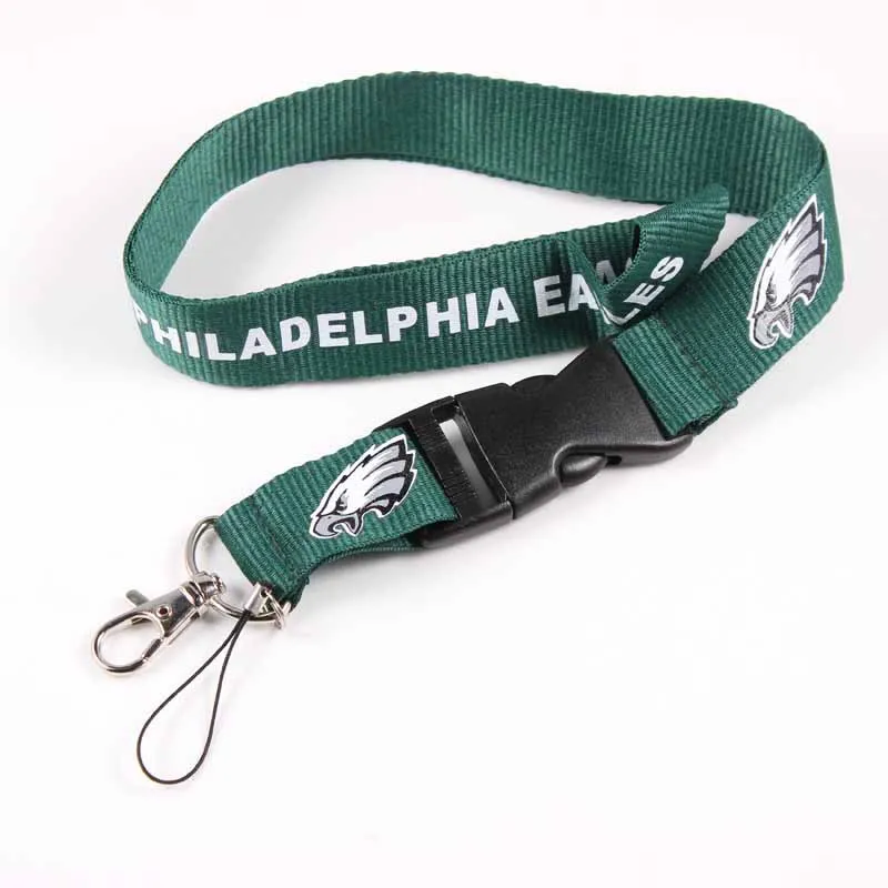 Customized Nfl Logo Neck Lanyard Lanyard Football Team Detachable Nylon ...