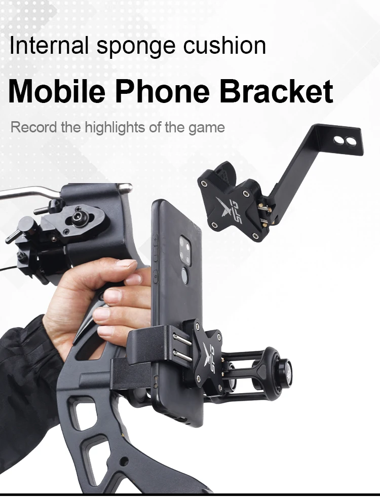 Spg Archery Compound Bow Smartphone Holder Mount Hunting Shooting ...