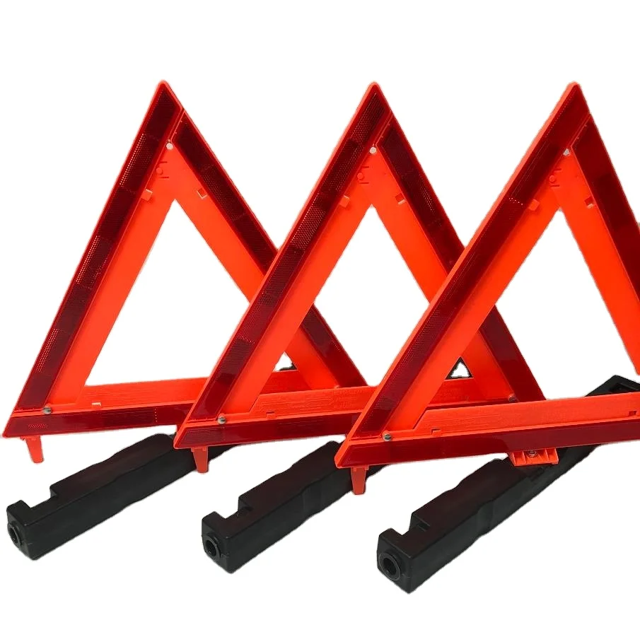 Roadside Emergency Warning Reflective Safety Triangle For Vehicles ...