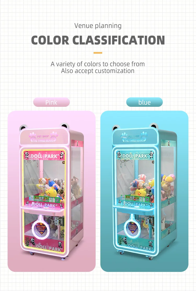 Child Mini Crane Game Machine - Panda Claw Crane Machines