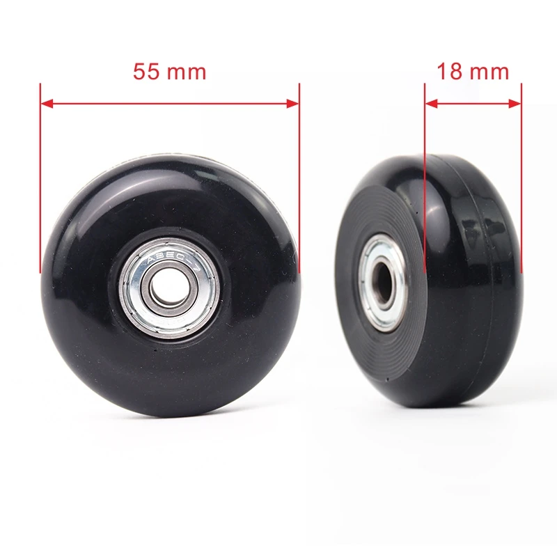 Trolley Wheels Polyurethane Bag Suitcase Luggage 4 Wheels Detachable ...