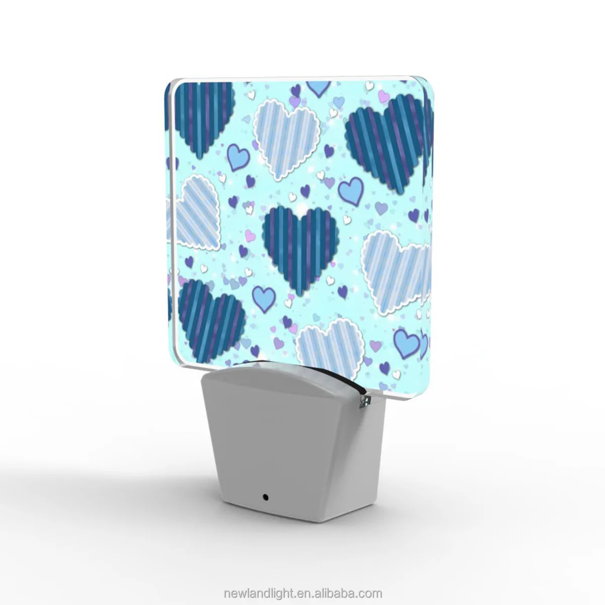 Custom Plug-in Body Sensor 110V 3D LED Night Light for Bathroom Hallway ...
