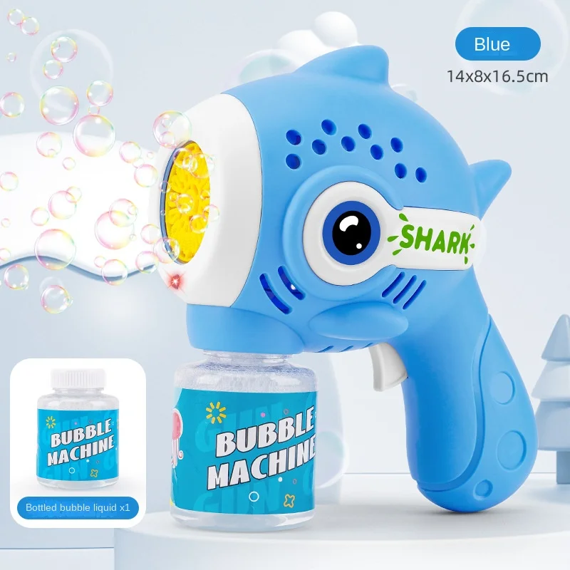 Bubble Machine Children's Fully Automatic Electric Cartoon Shark Bubble ...