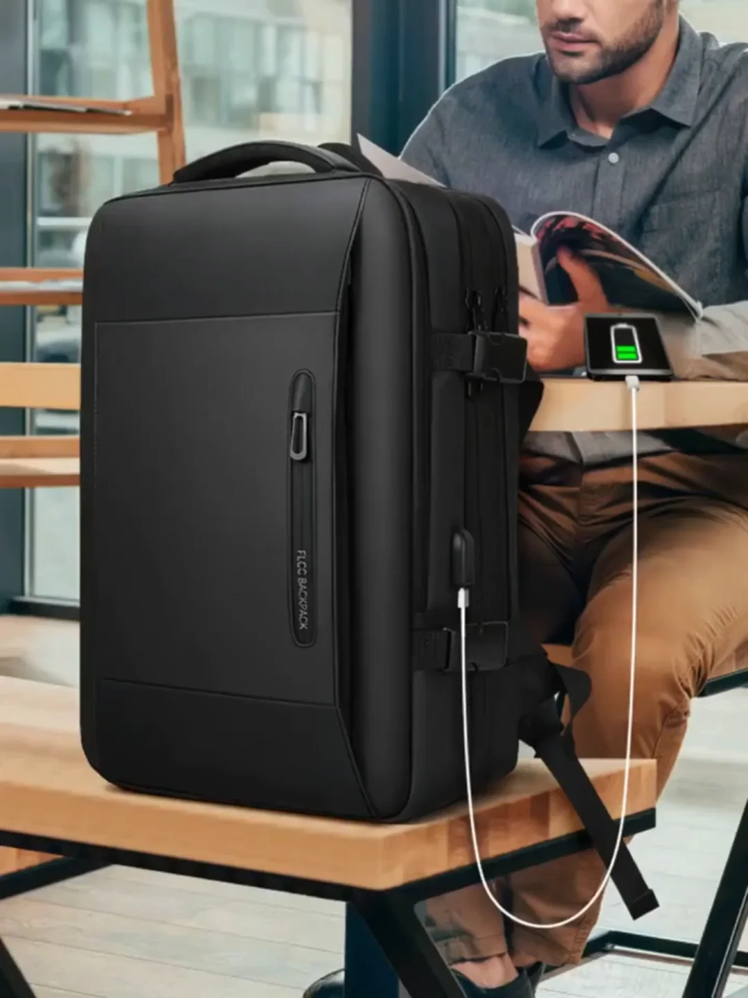 High Quality Anti Theft Business Laptop Backpack Bag With Usb Charging ...