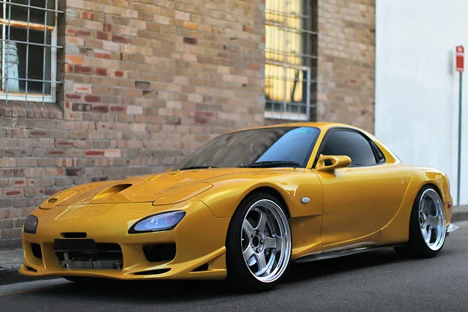 For Mazda Rx7 Fd3s Gnd Aero Mirror Carbon Bullet Mirror For Rx7 Gnd ...