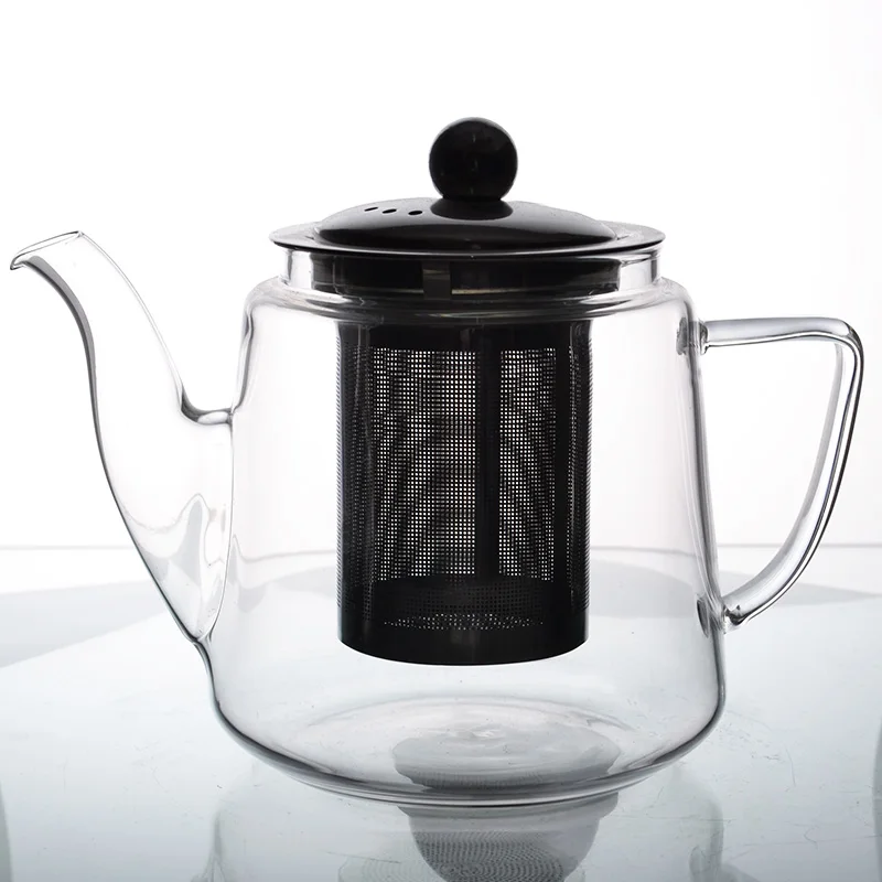 400-1200ml Glass Teapot Set With Removable Infuser,Stovetop Safe Tea ...