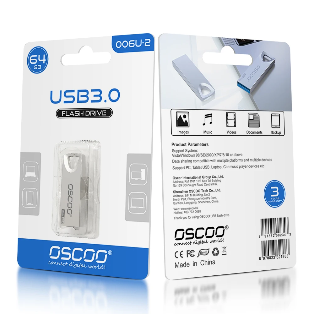Oscoo Usb Flash Drive Usb3.1/3.0 &type-c Memoria Usb Stick 16gb 32gb 64gb 128gb 256gb 512gb ...