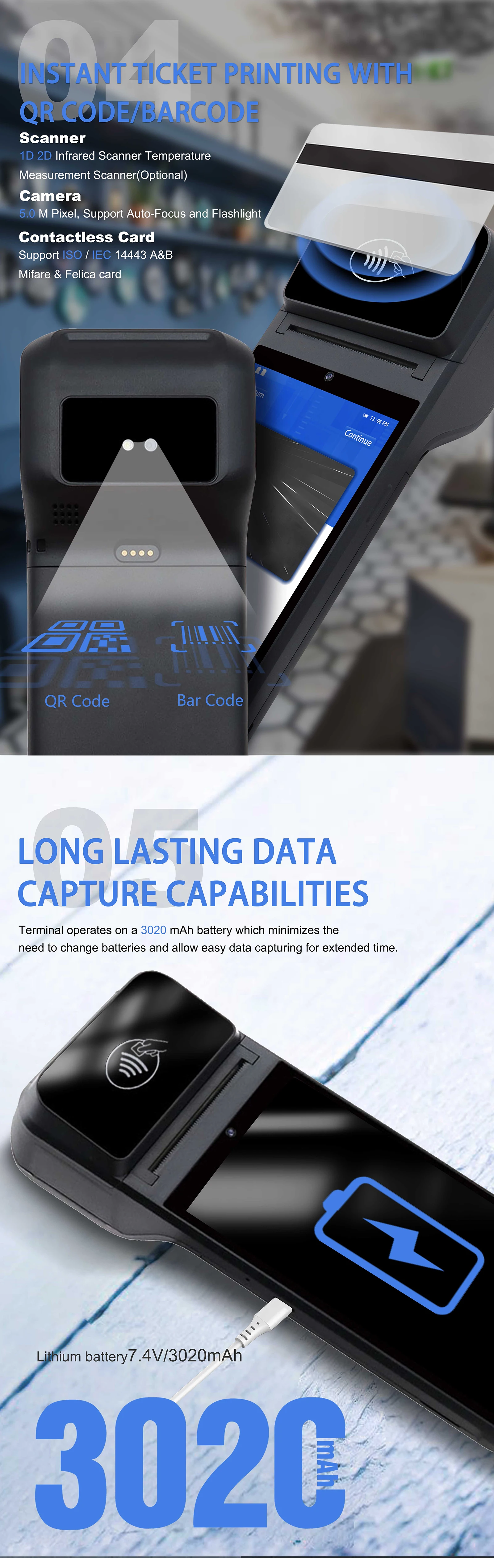 Z92 Android 12 0 Terminal Versatile Pos Handheld Device