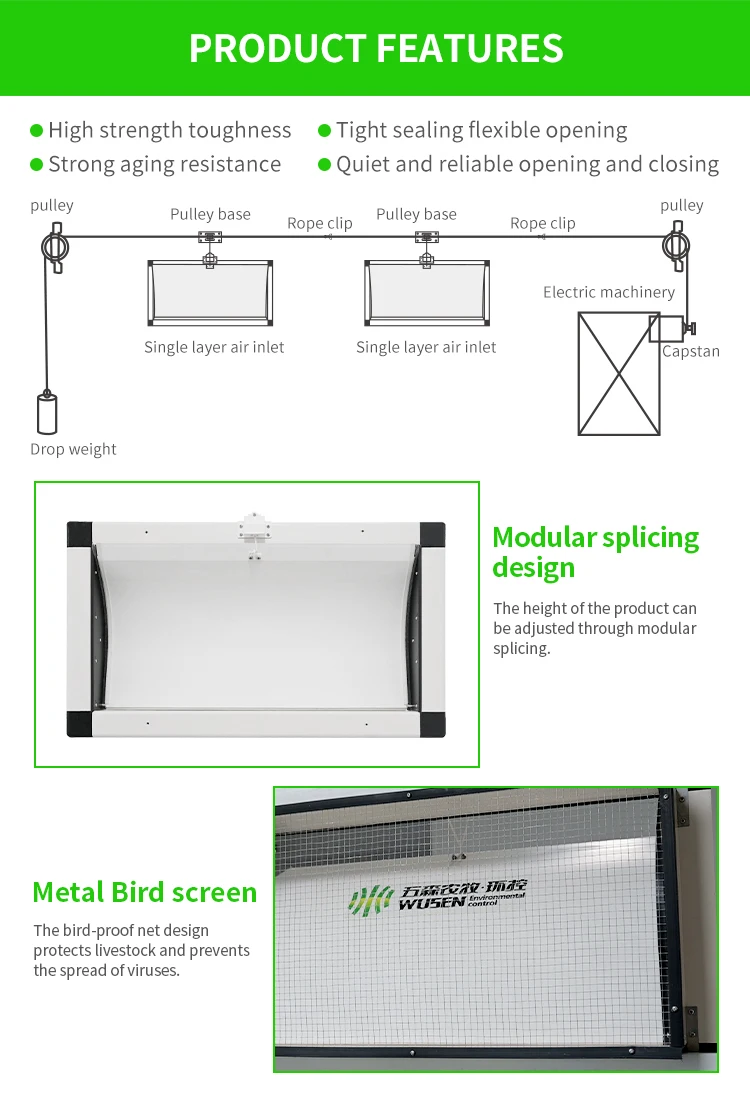 New Condition Broiler Breeder Layer Chicken and Poultry House with Air ...