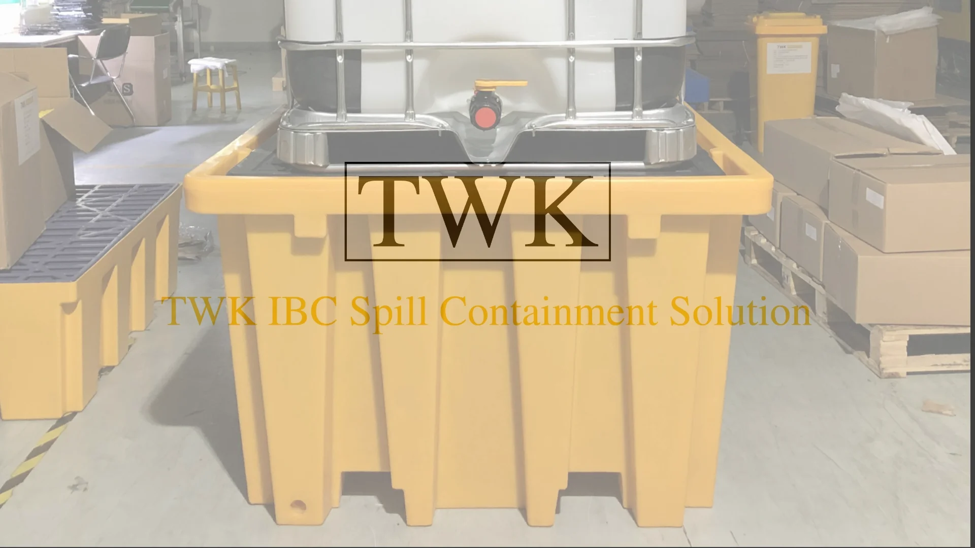 1 Drum Spill Containment Pallet For Ibc Tank With Drain Oil Single ...