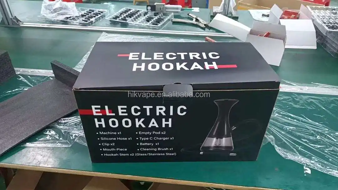 2023 New Design Hookah Shisha Accessories Led Electric Portable Hookah Fashion With Pods Hookah ...