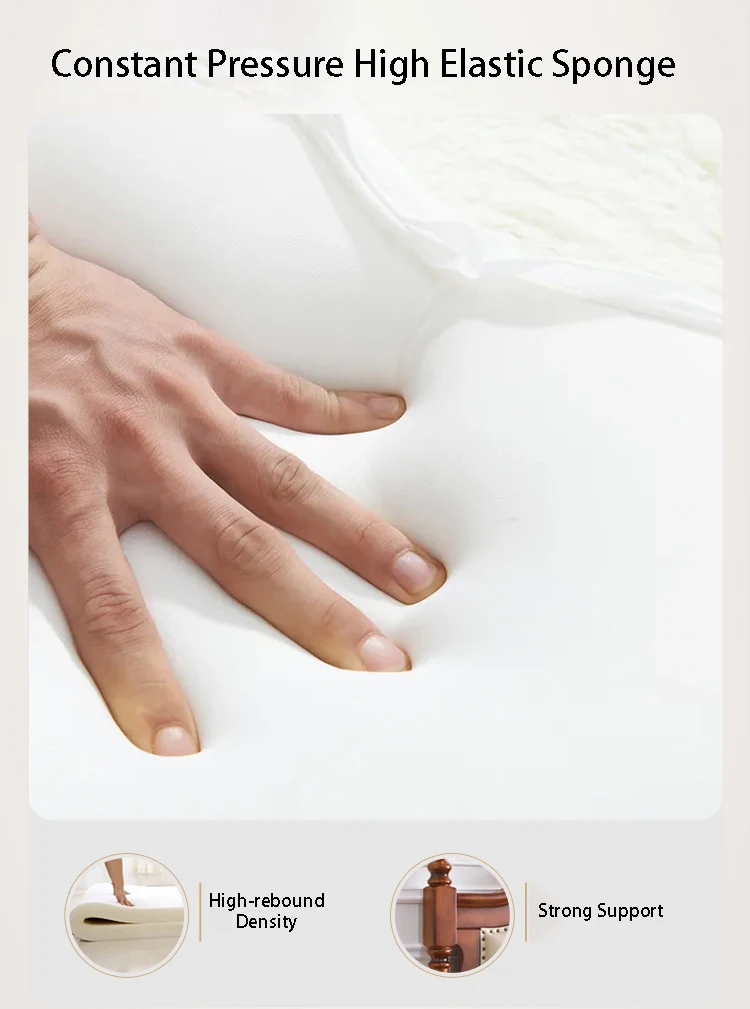 European Antique Solid Wood Carving Elegant Bedroom Furniture Wooden ...