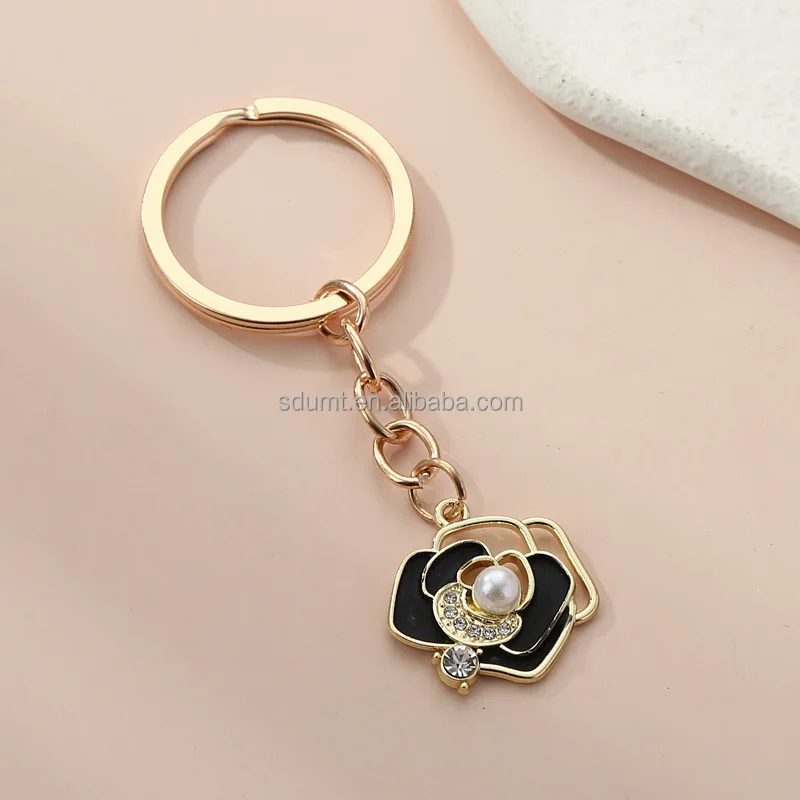 Keyring Custom Keychain Key Chain Stuffed Ring Metal Hot Selling Black ...