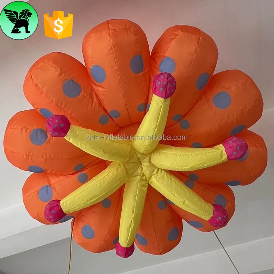 Event Hanging Inflatable Flower Stage Decoration Lotus 2.5m Customized ...