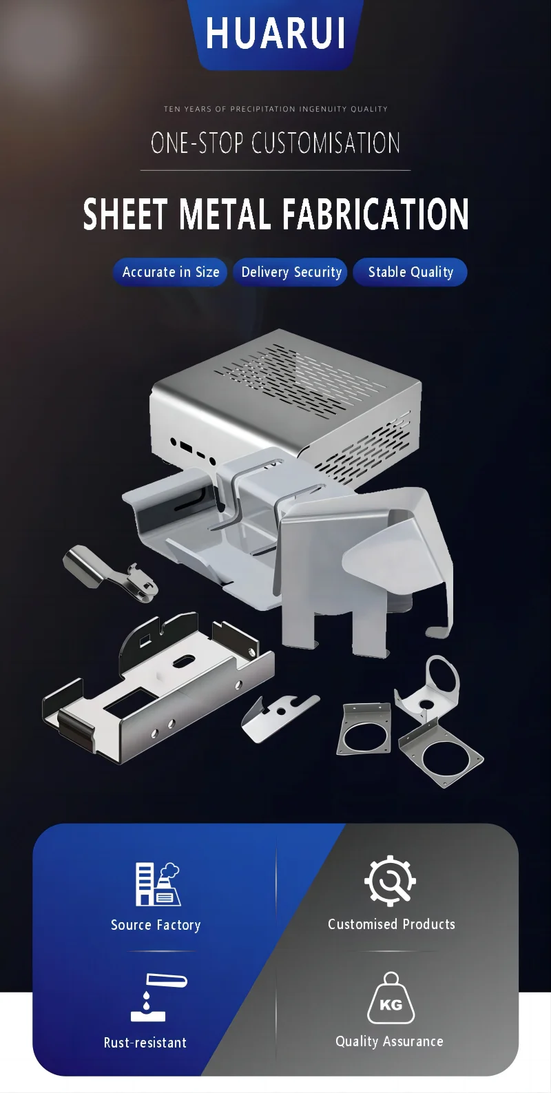 Sheet Metal Stamping Bending Fabrication Workshop Custom Aluminum Stainless Steel Products ...