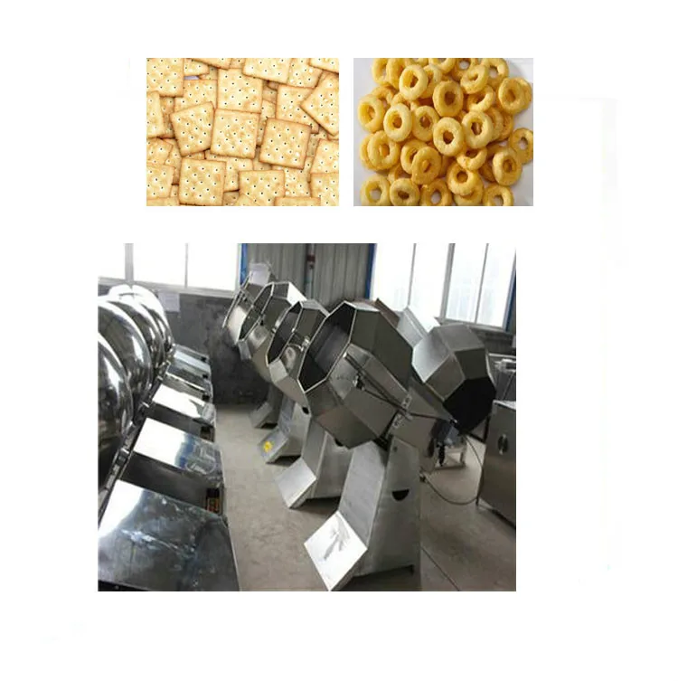 Fried Potato Chips Seasoning Machine - Mixing & Roasting