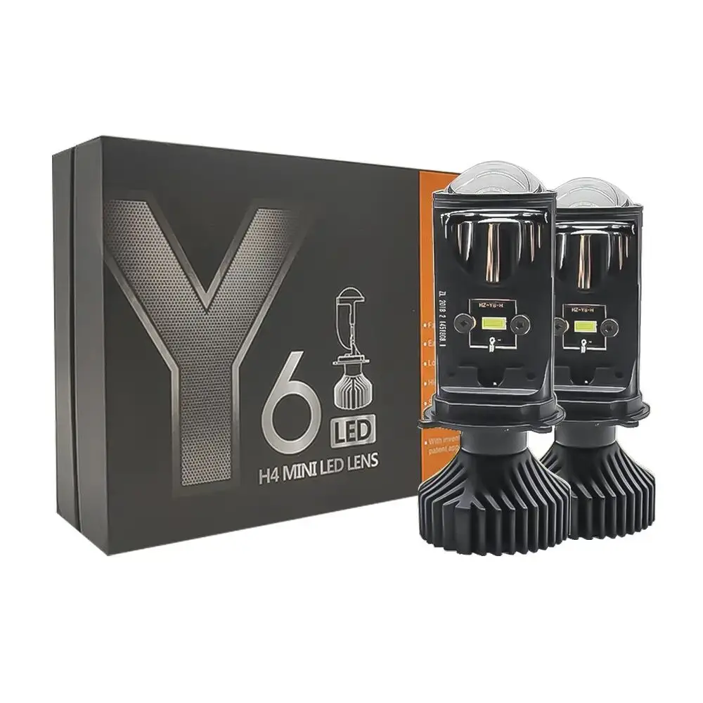 Bi Led 헤드 라이트 교체 라이트 12v 35w H4 Hi 로우 Hid 미니 프로젝터 렌즈 Y6 Y7 Y8 P30 H4 ...
