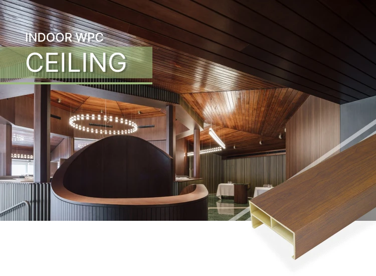 Foju Wood Plastic Composite Ceiling Panel Wpc Ceiling For Interior ...