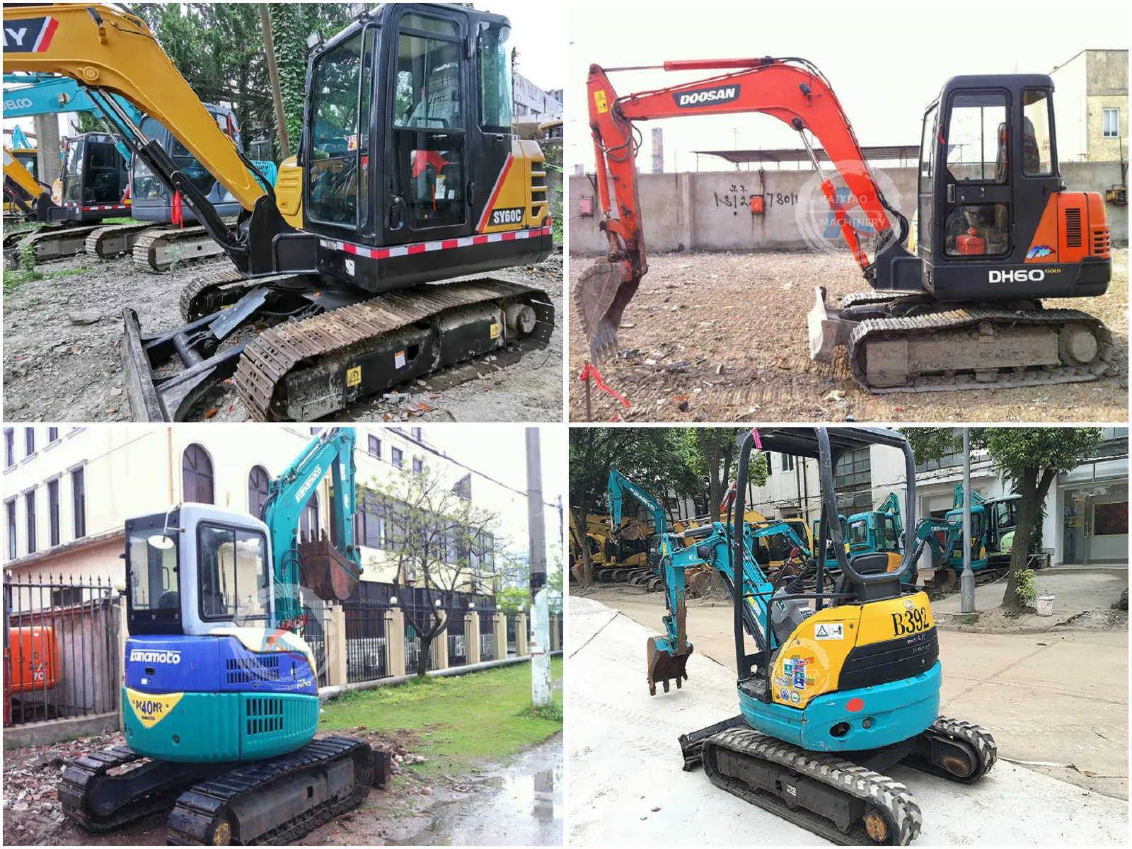 Free Shipping Used 3 Ton Mini Construction Equipment