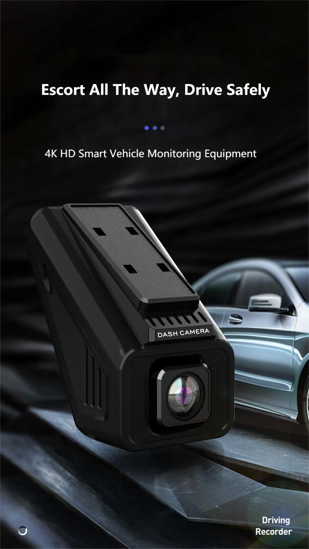 Dash Cam M9 Hd 4k 1080p For Car Dvr 24h Parking Monitor Video Recorder ...