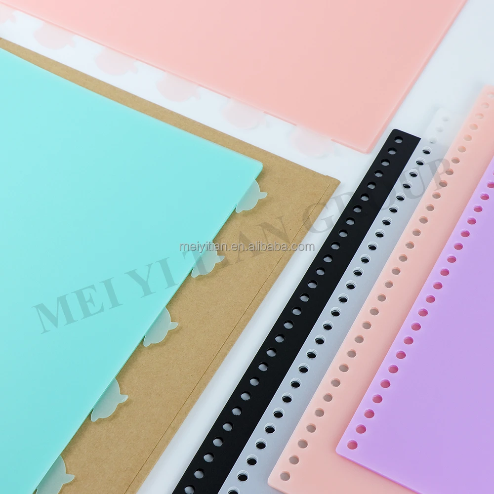 A4 A5 A6 B5 Binder Divider PP Index Page Dividers Multicolor Cute Shape ...