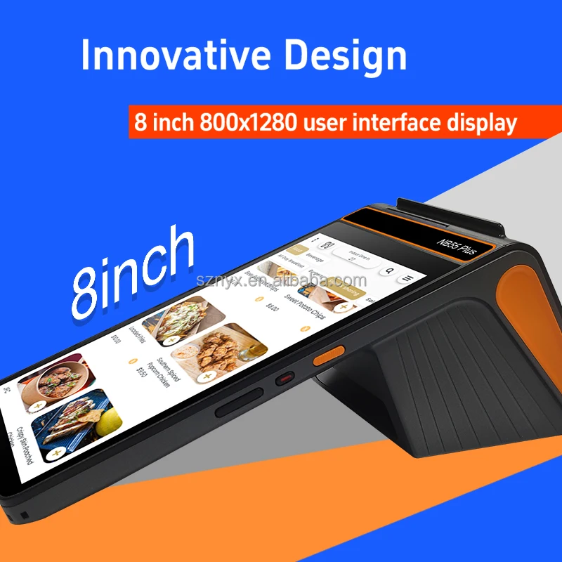 8 Inch Cash Register Handheld Pos Machine Android 13 All In One Android ...