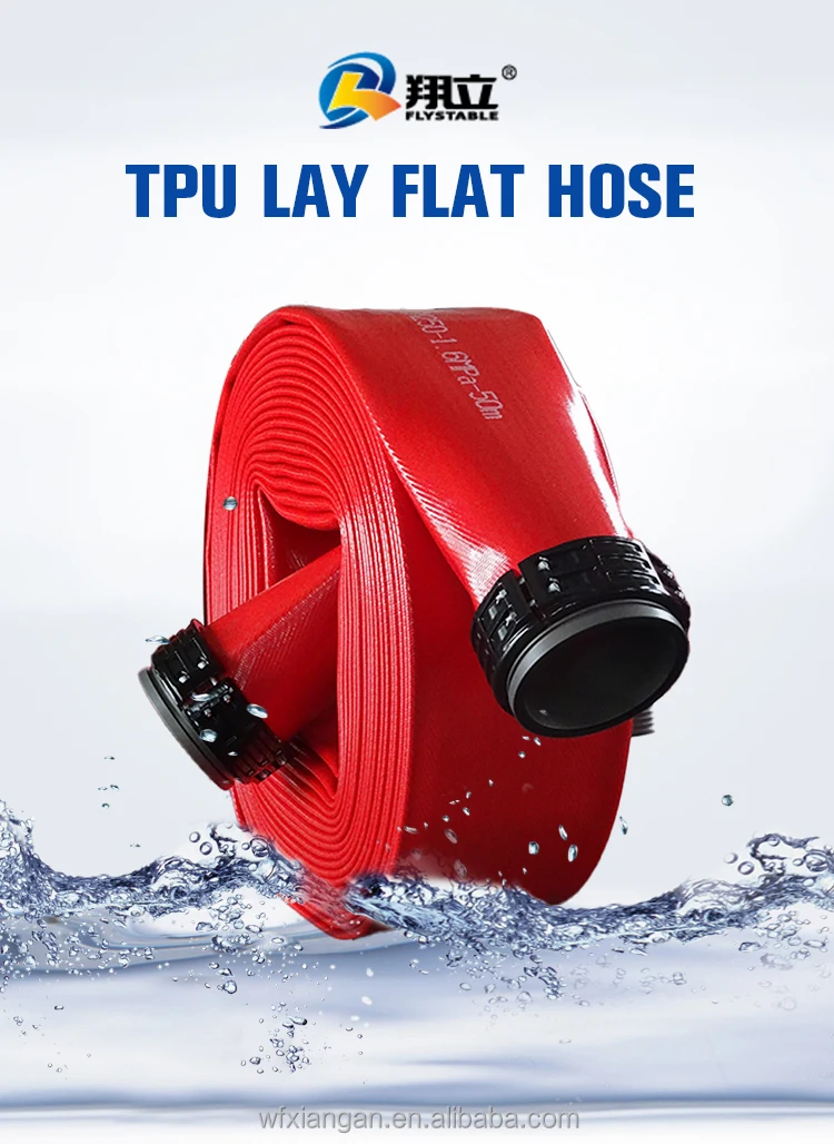 12 Inch Lay Flat Hose Through the Weave Tpu Drag Hose| Alibaba.com
