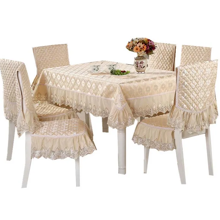 China Supplier Rectangular European Embroidered Fancy Luxury Table ...