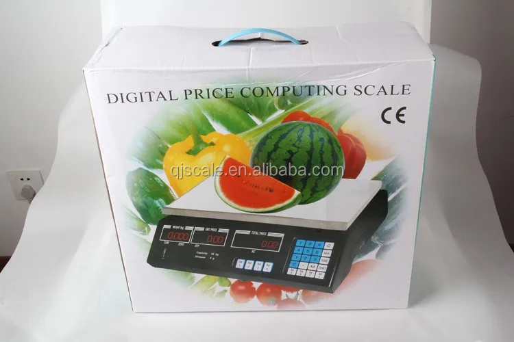 Digital Balance Button Scale Price Computing With Stainless Steel Abs ...