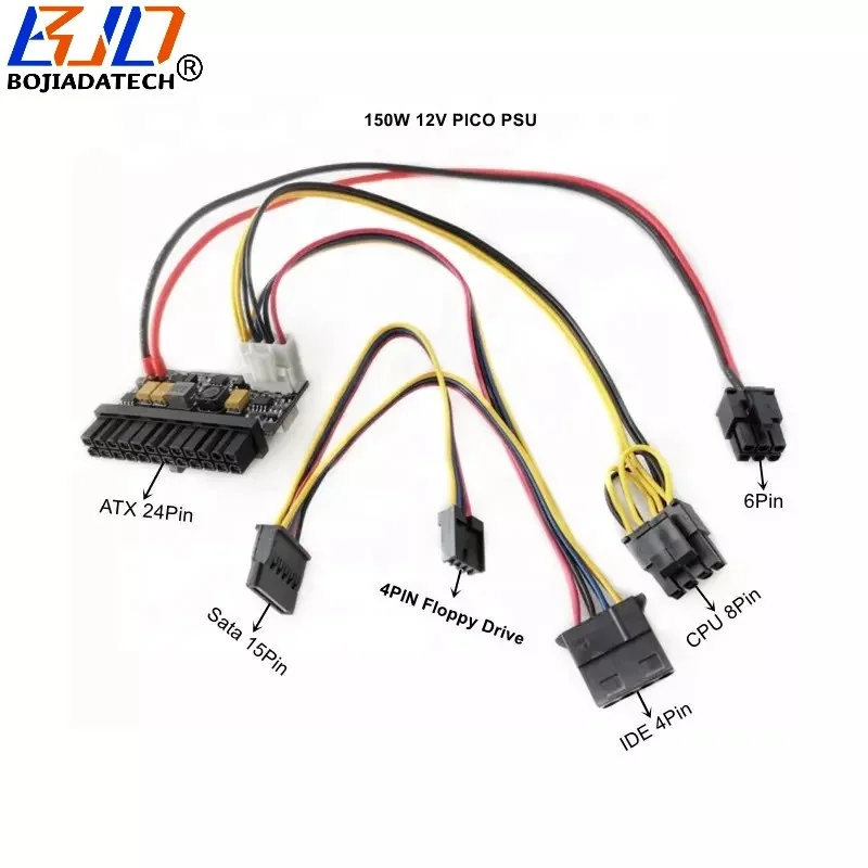 Pico Psu 24Pin 12V DC Input 150W Output Realan Mini ITX DC ATX PC ...
