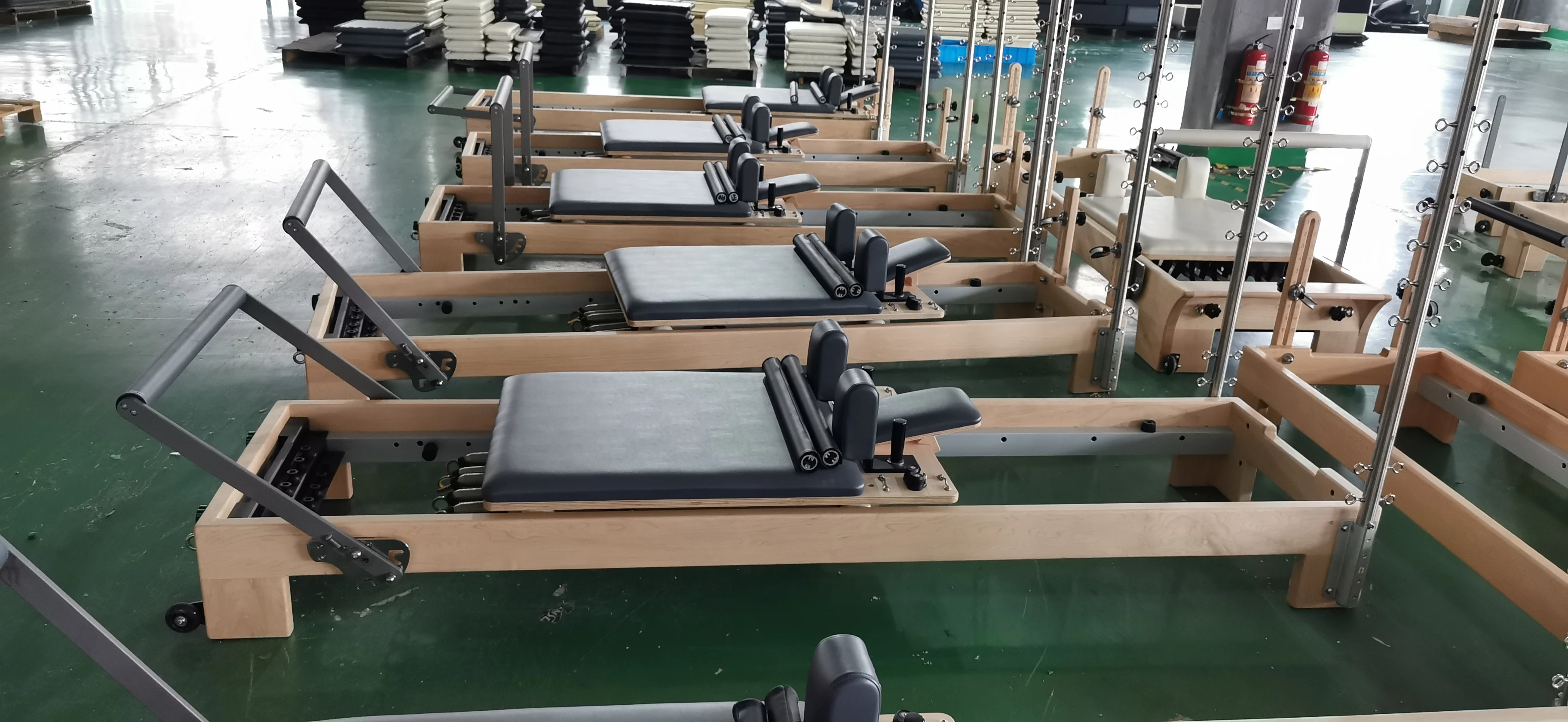 Pilates Reformer with Box and Springboard - Cadillac Pilates