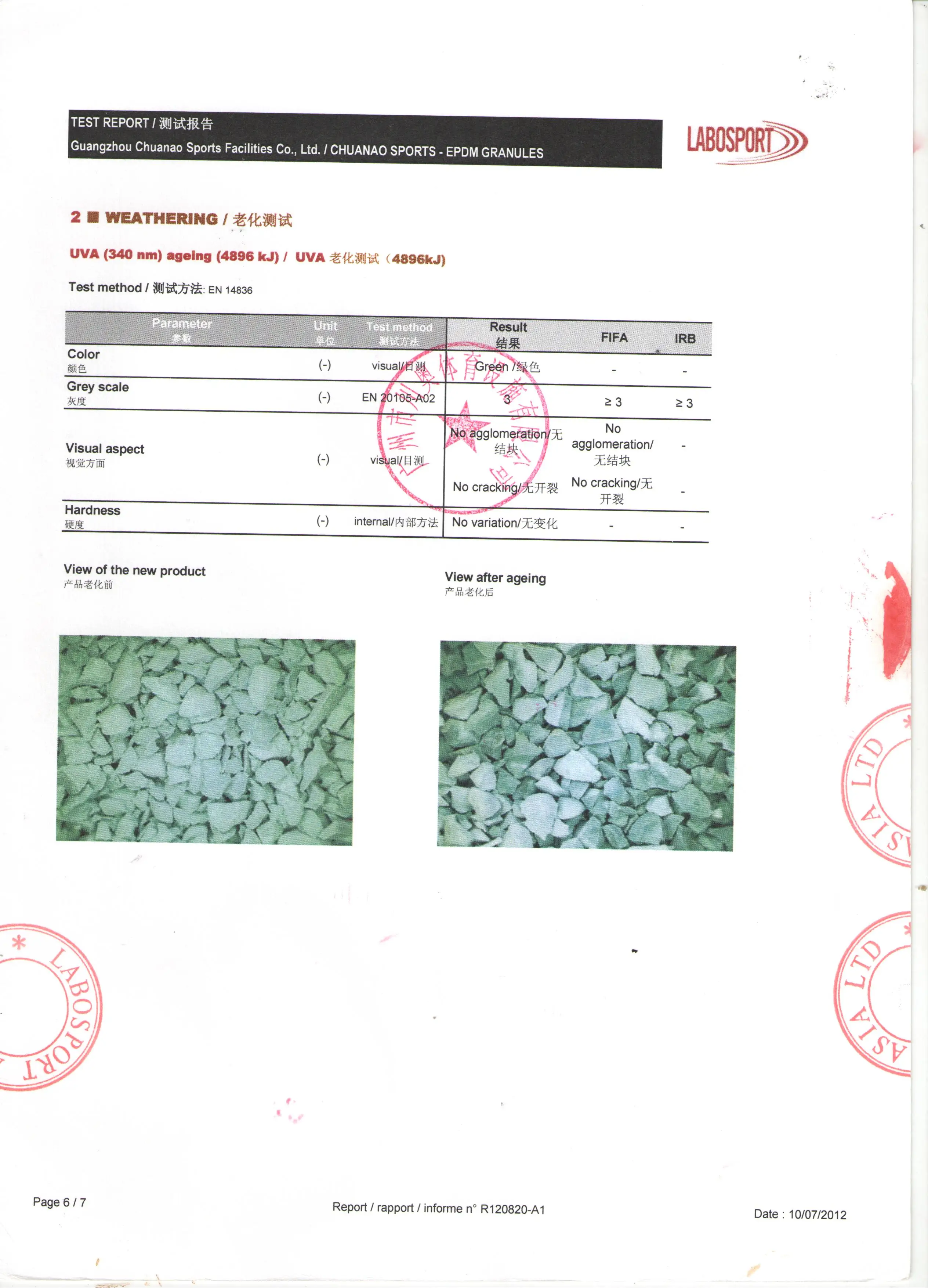 EPDM Rubber Granules - Durable Infill for Artificial Grass