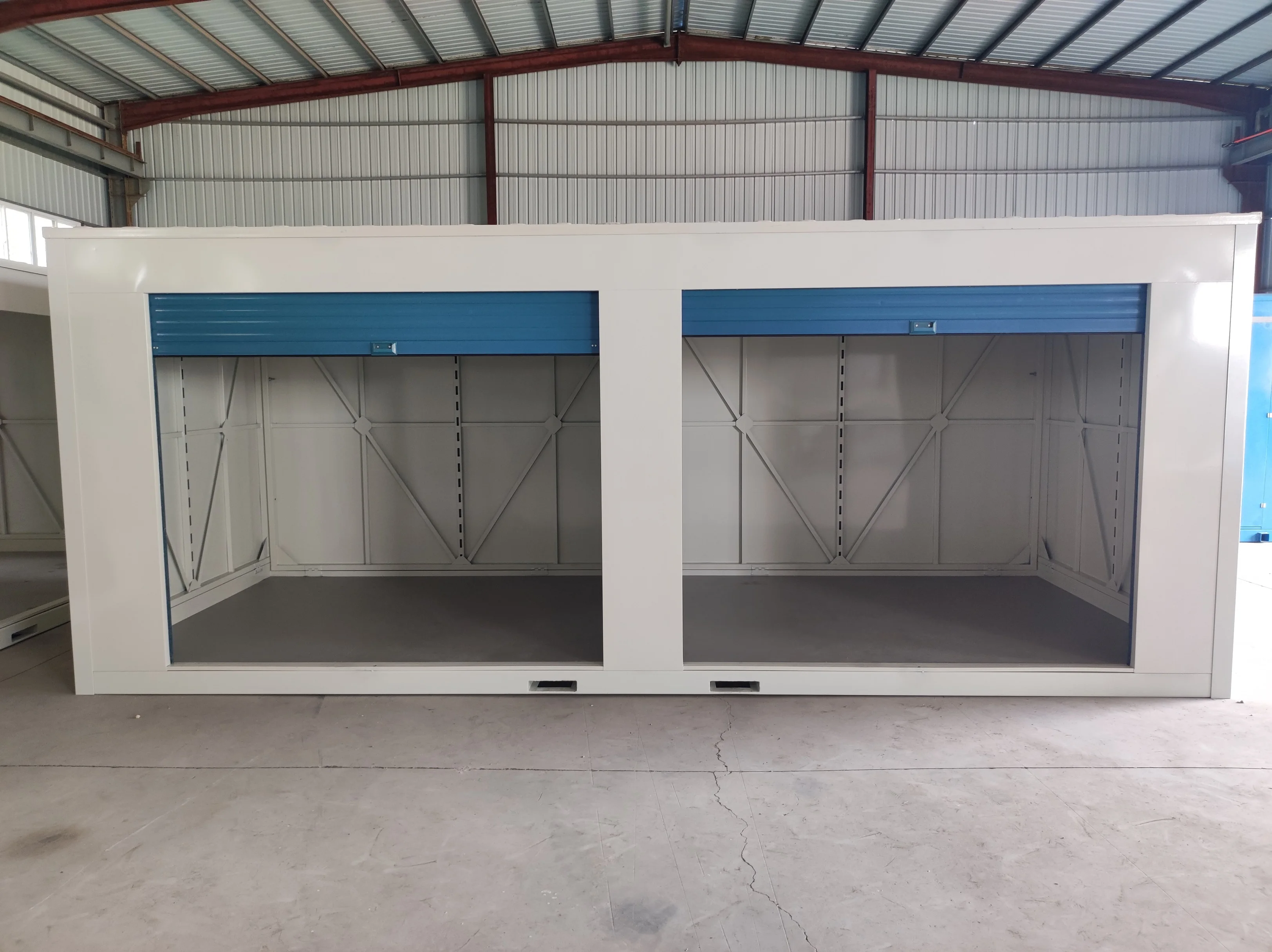 Steel 20ft Partitioned Prefab Container Storage Solutions