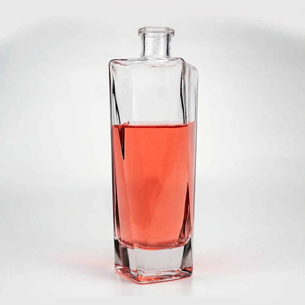 Fancy Special Unique Shaped Glass Wine Bottles 500ml Glass Liquor ...