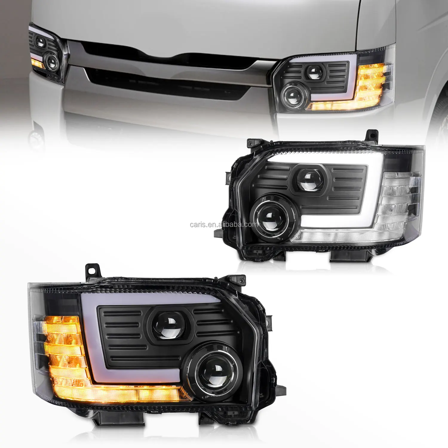 Archaic LED Headlights for Toyota Hiace 200 SERIES