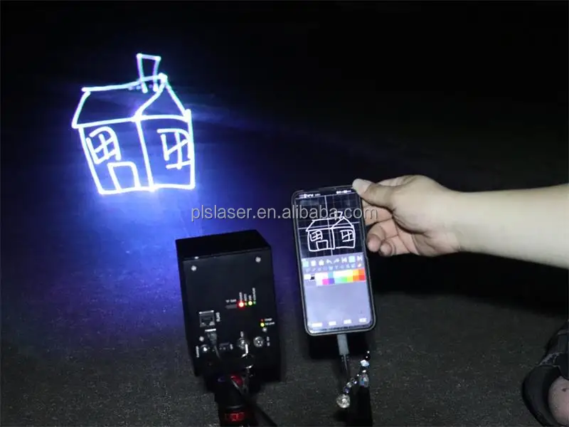 Portable Laser Show Lasercube Text Animation Laser Light Projector Mini 3w Rgb - Buy Laser Cube ...