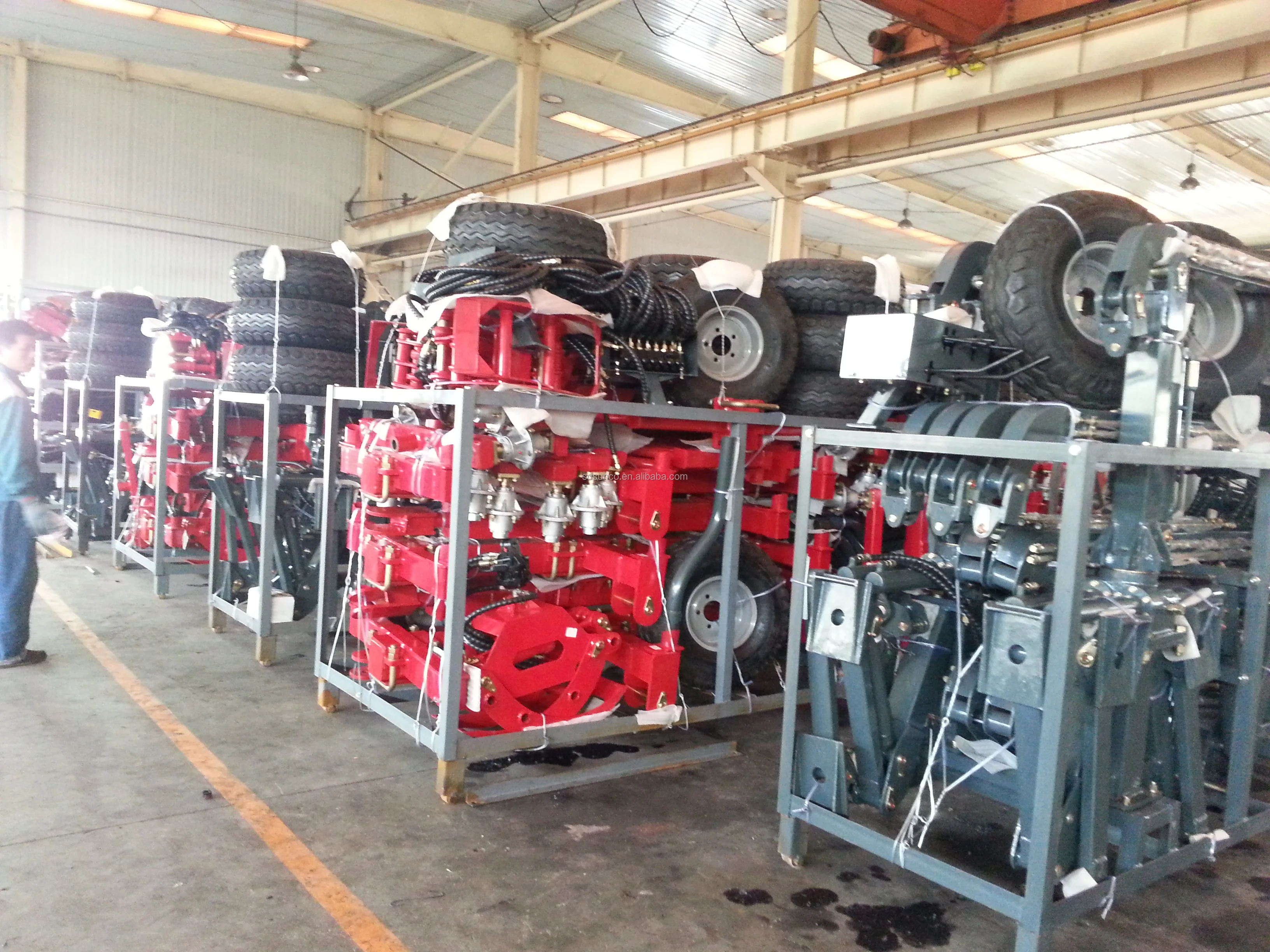 100hp Gasoline Tractor Rear PTO Logging Crane Trailer - OEM | Wholesale