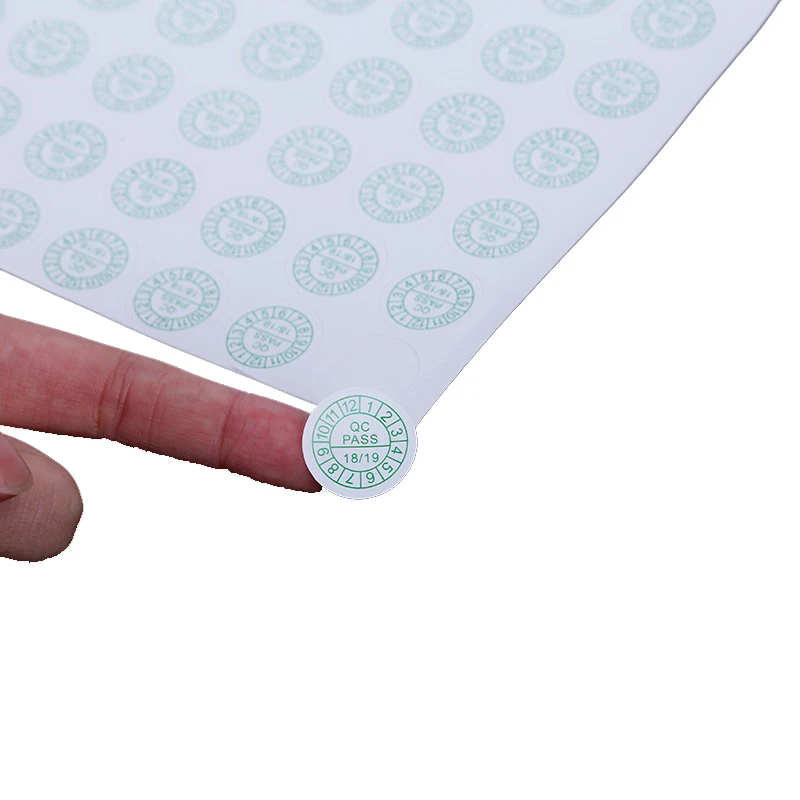 Custom Qc Passed Destructible Vinyl Sticker Labels For Pc Mobile Iphone ...